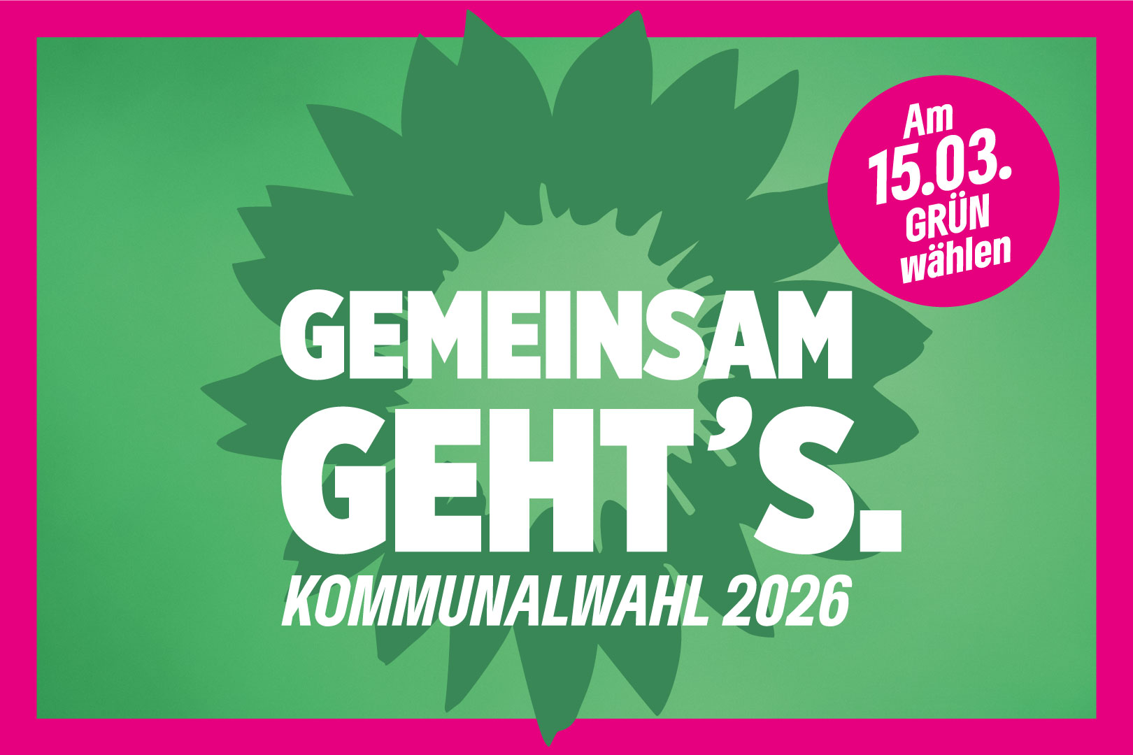 GRÜNE Kommunalwahl 2026